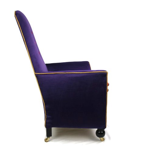 Art Deco Recliner/ Rocking Chair Egyptian Revival Style