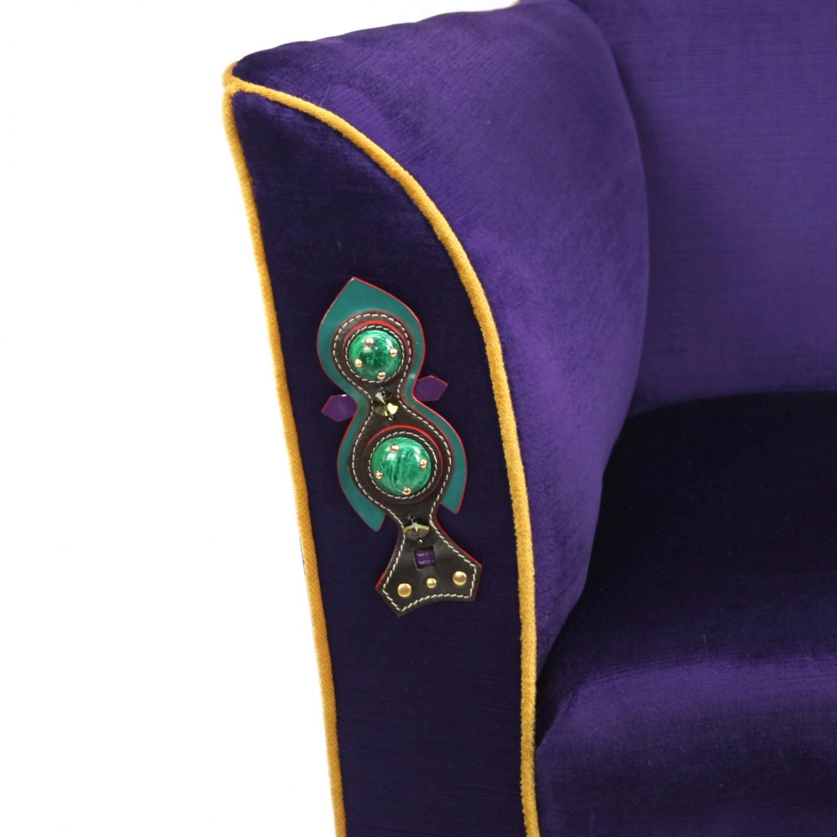 Art Deco Recliner/ Rocking Chair Egyptian Revival Style